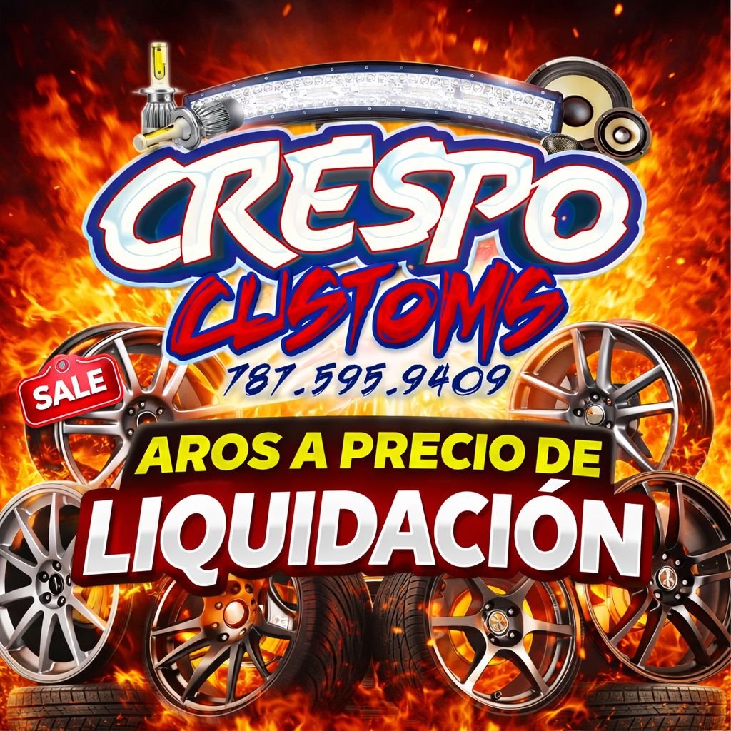 AROS A PRECIO DE LIQUIDACION – Crespo Custom