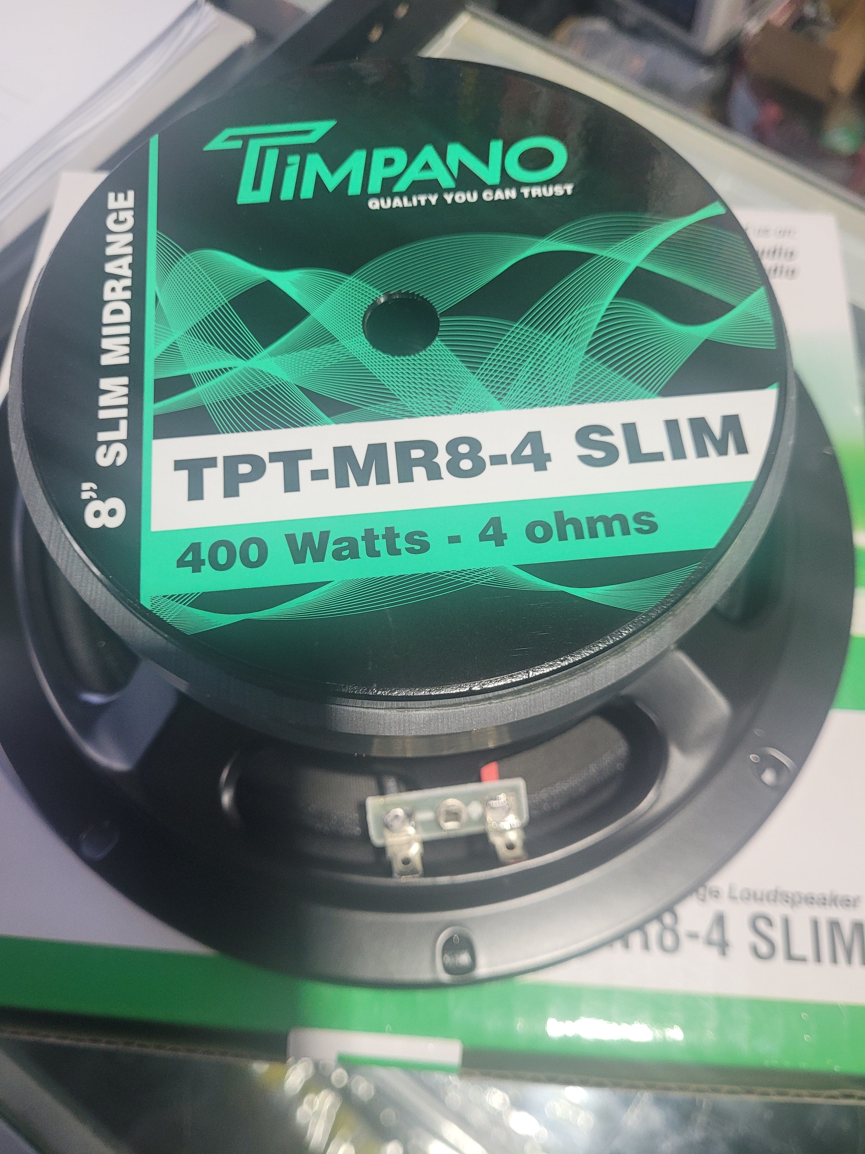 BOCINA TIMPANO SLIM 8" TPT MR8-4 slim – Crespo Custom