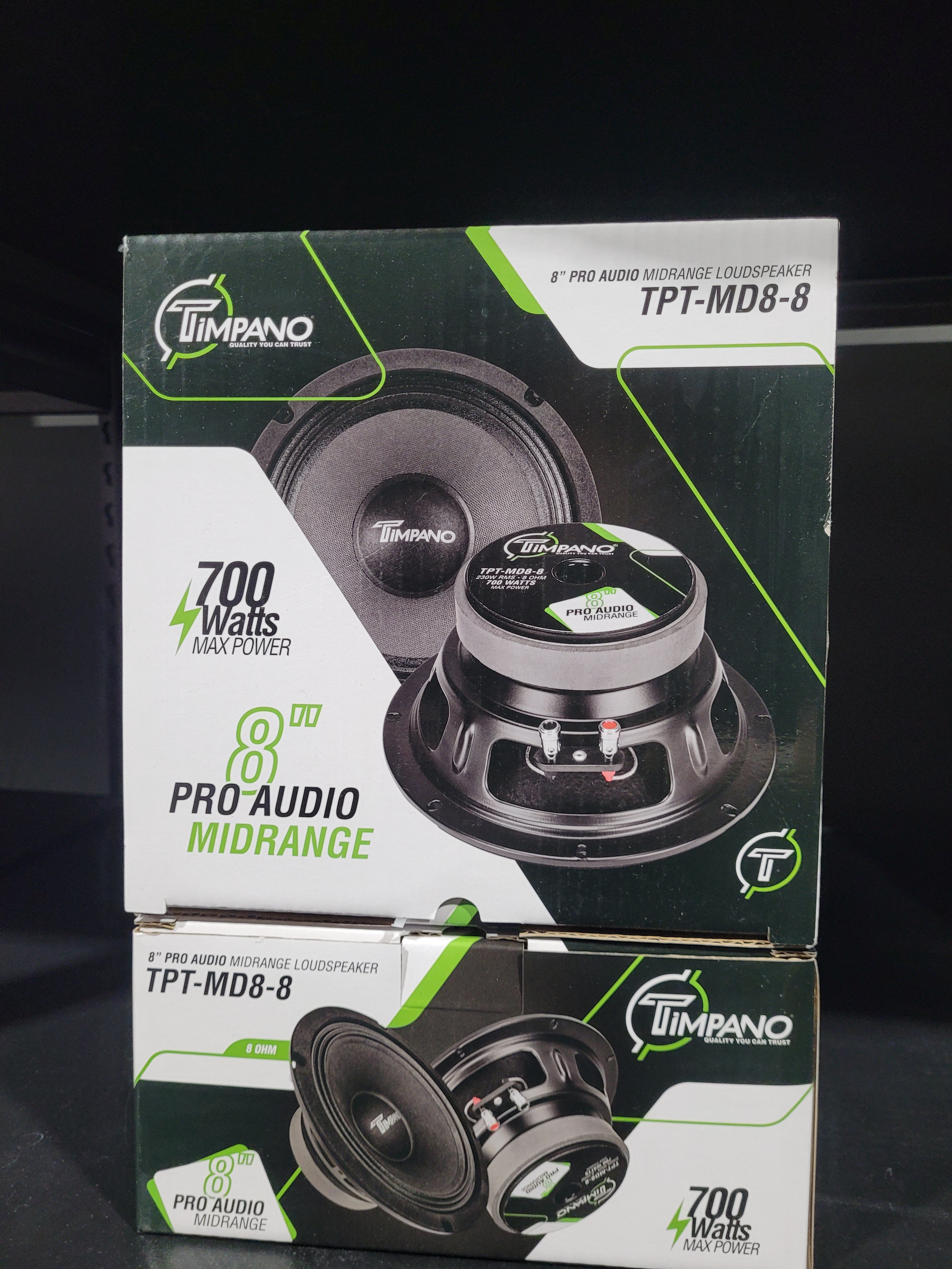 BOCINA Timpano TPT-MD8-8 – Crespo Custom