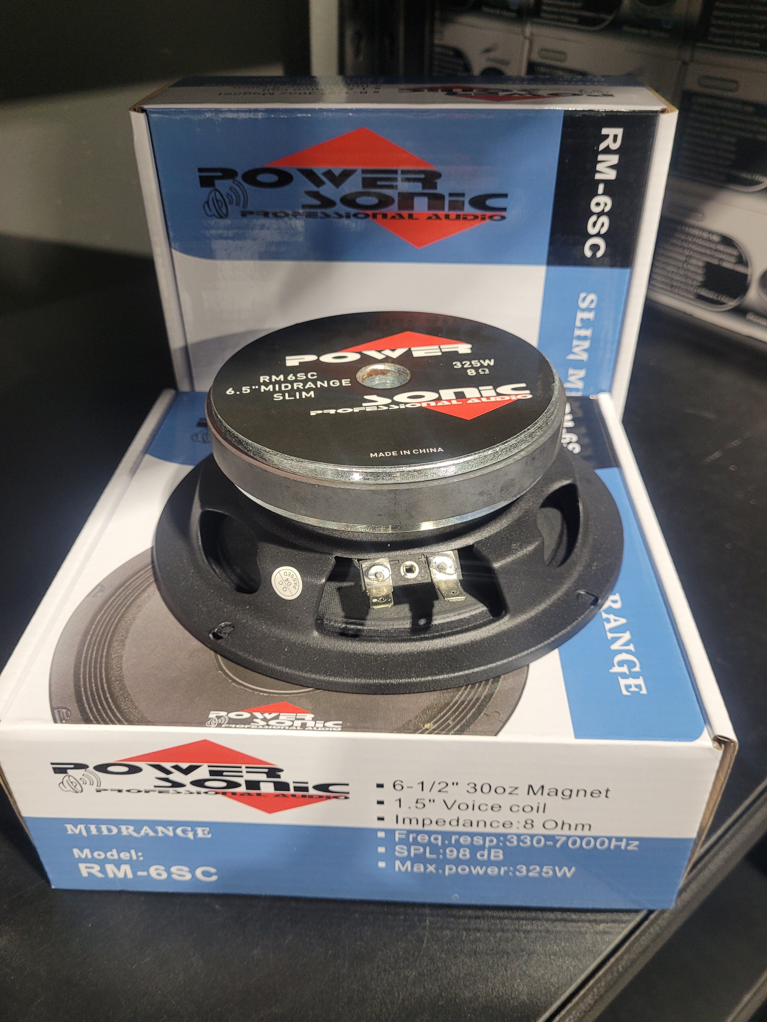 BOCINA POWER SONIC SLIM MIDRANGE RM6SC – Crespo Custom