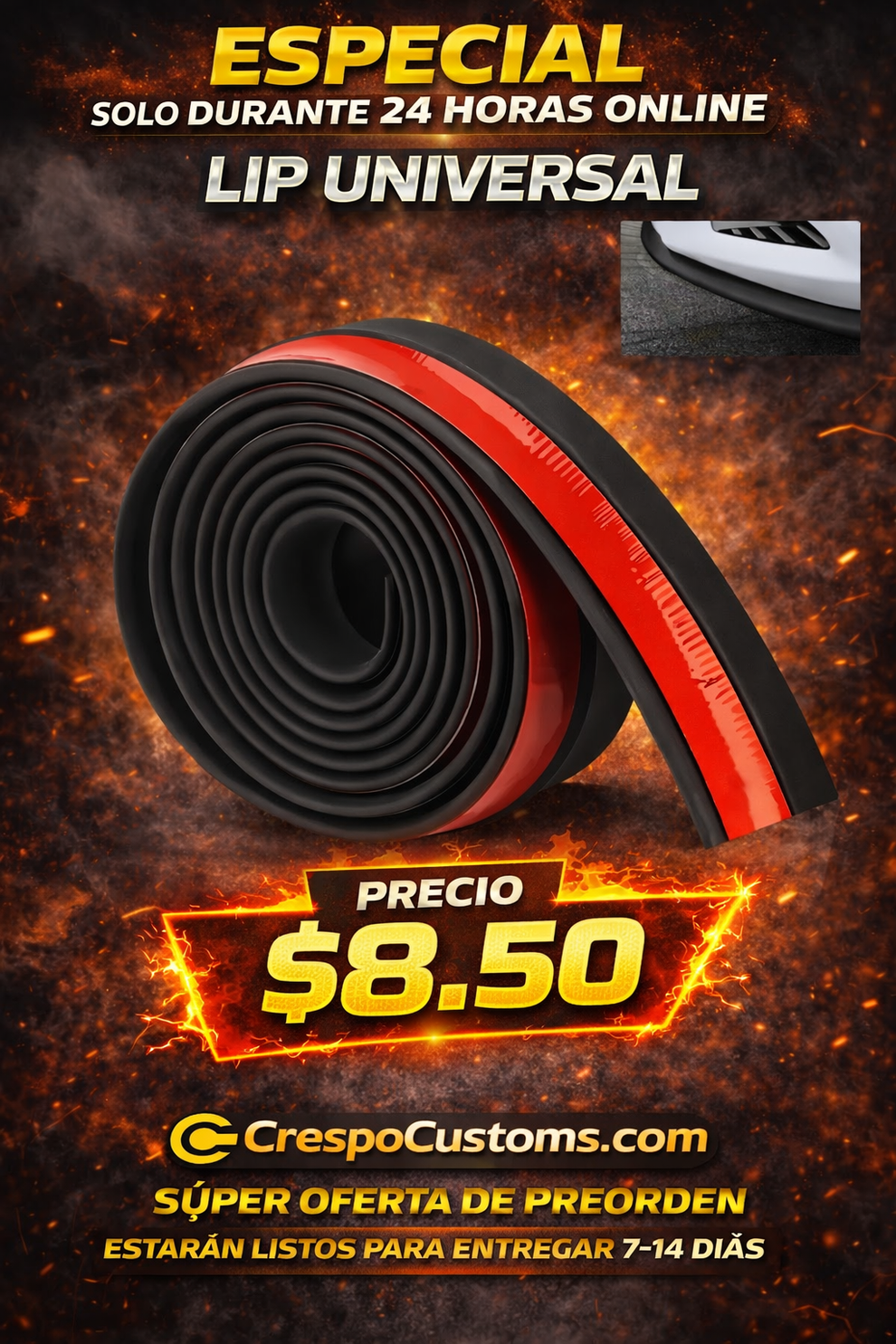 SOLO 24 Horas Lip Universal – Crespo Custom